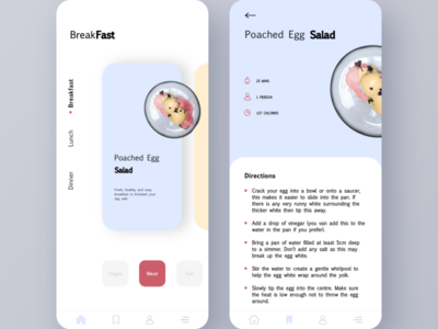 Mobile take out app by Nathalie van Berkom on Dribbble