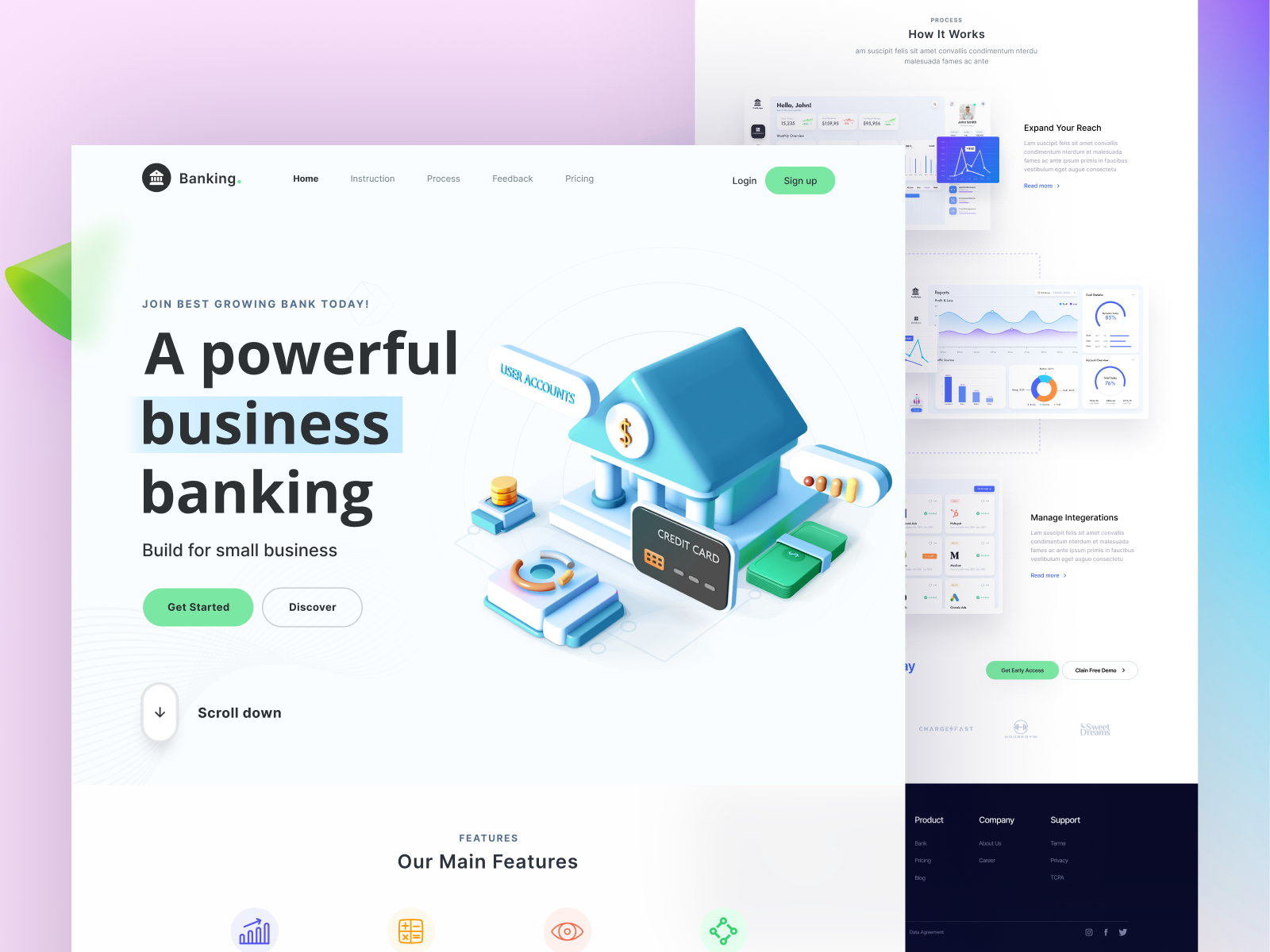 Business Design by Mansoor for Immersive Studios on Dribbble