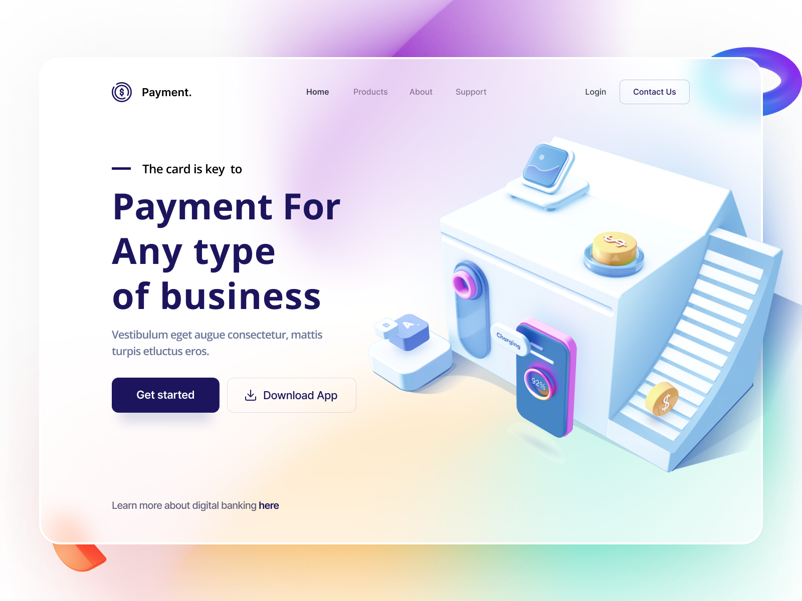 Payments Banking website ui ux design by Mansoor Gull ⚚ on Dribbble