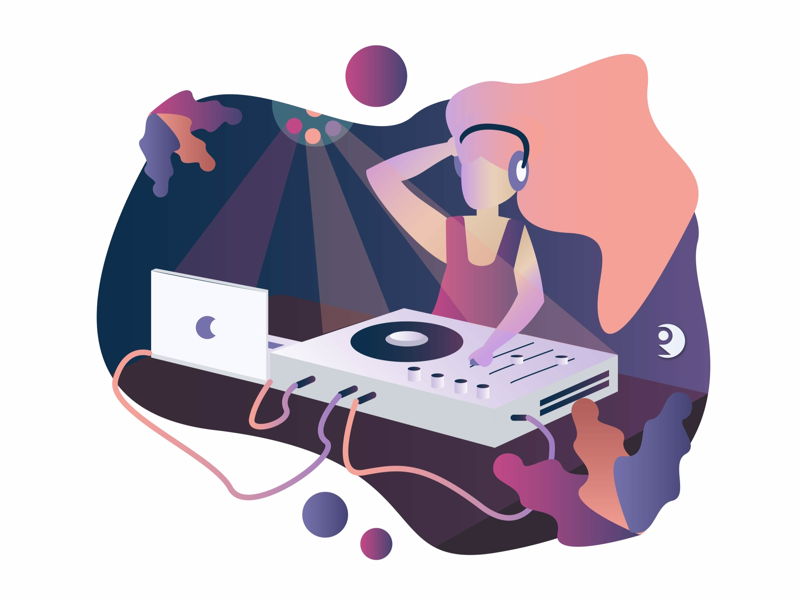 Hello Dj by Rdesign on Dribbble