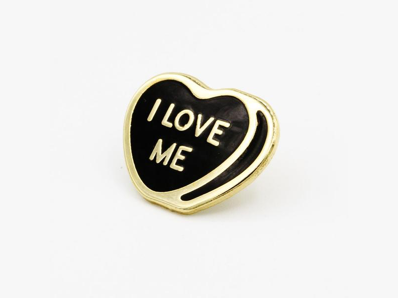 I Love Me Lapel Pin by Rogie for Super Team Deluxe on Dribbble