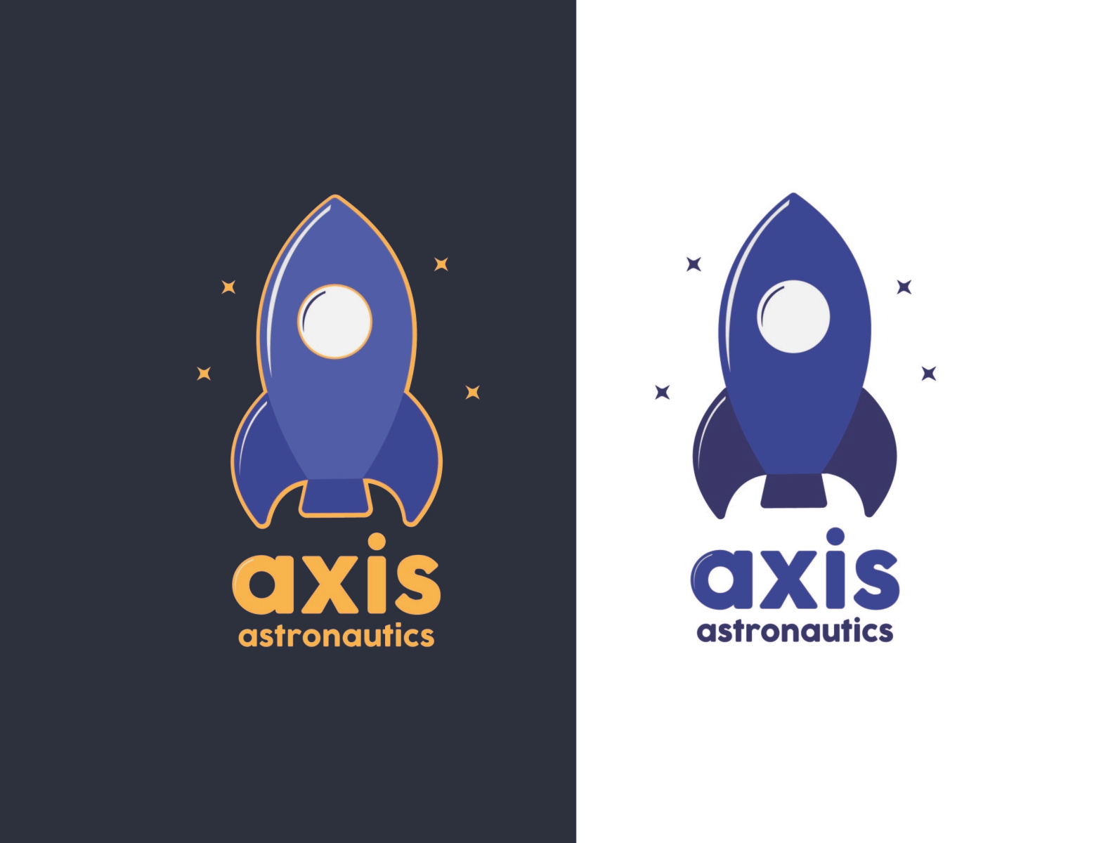 Rocketship Logo by Michelle Dunlap on Dribbble