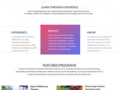 web page by aakash kulkarni on Dribbble