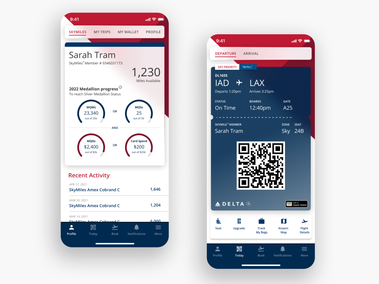 Delta Redesign Concept by Sarah Tram on Dribbble