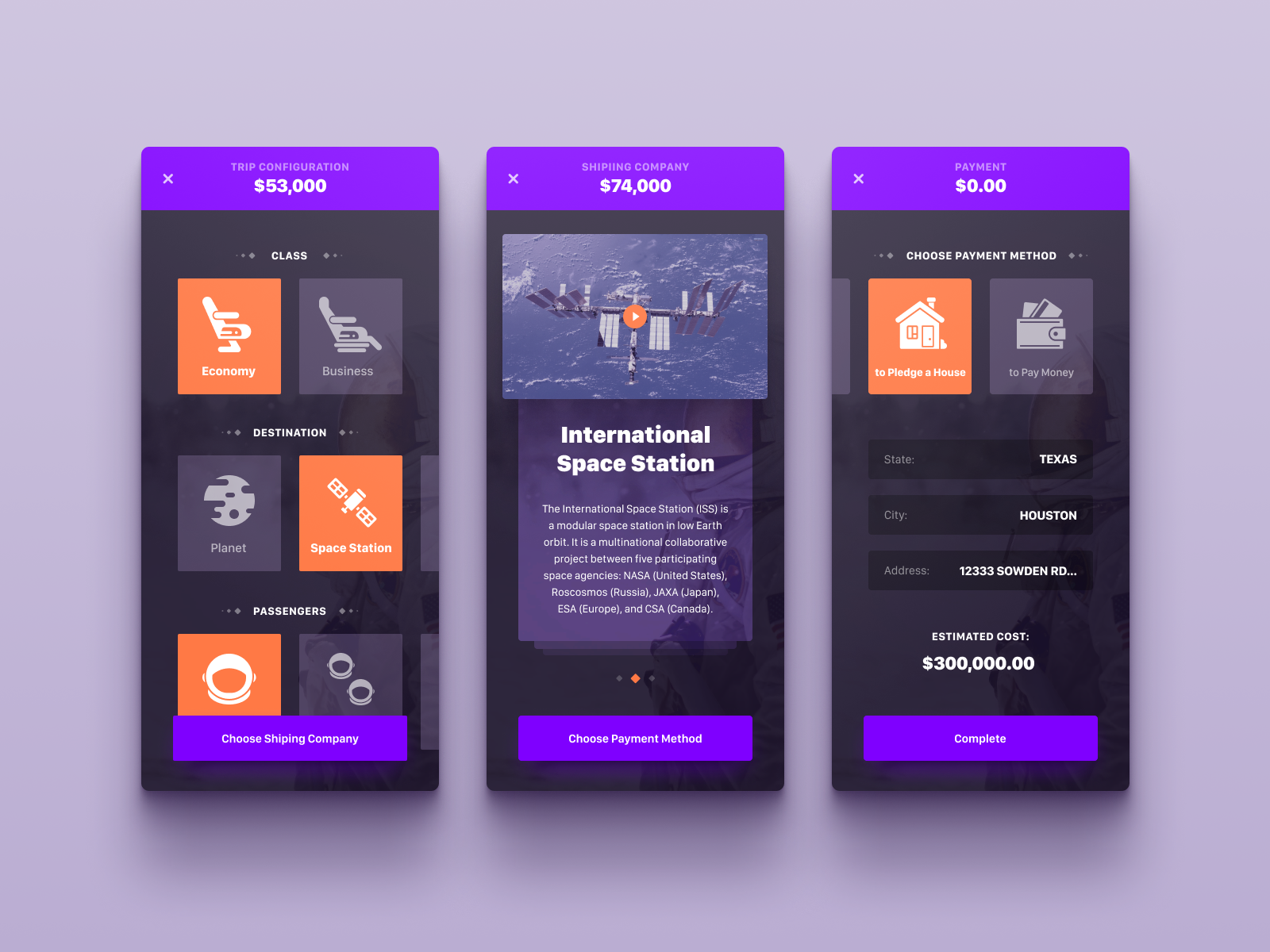 Space Trip App Concept By Ramotion On Dribbble space-trip-app-concept-by-ramotion-on-dribbble