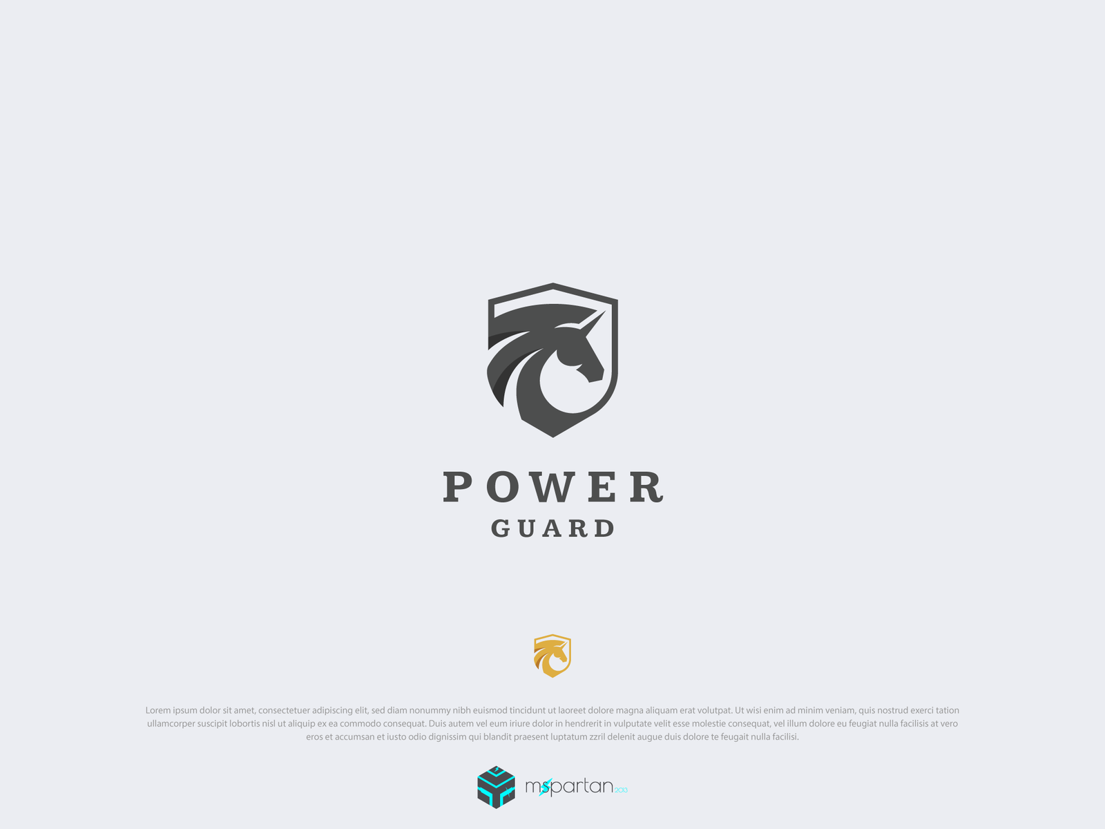 Power Guard Logo by mSpartan on Dribbble