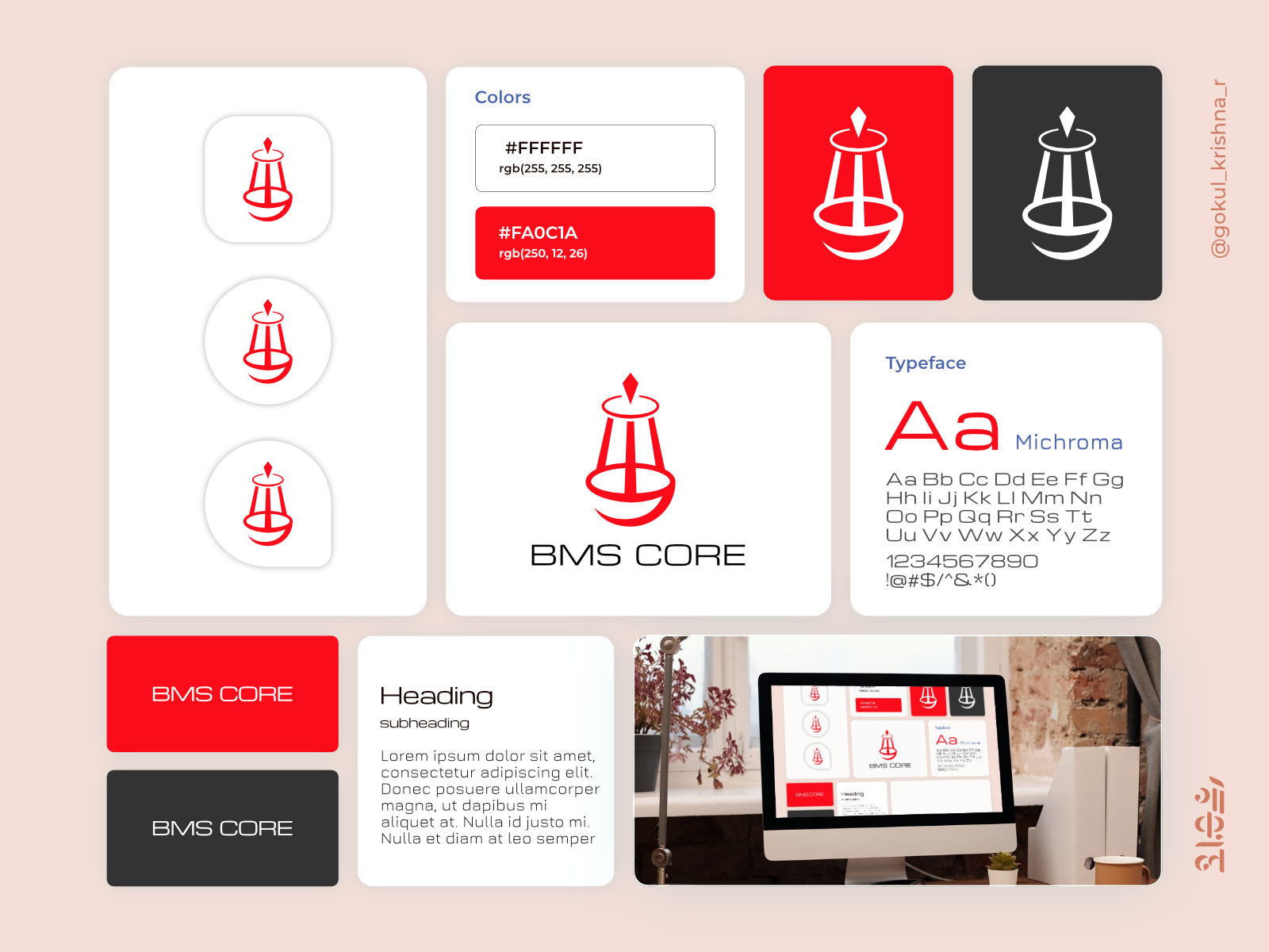 BMS CORE by Gokul on Dribbble