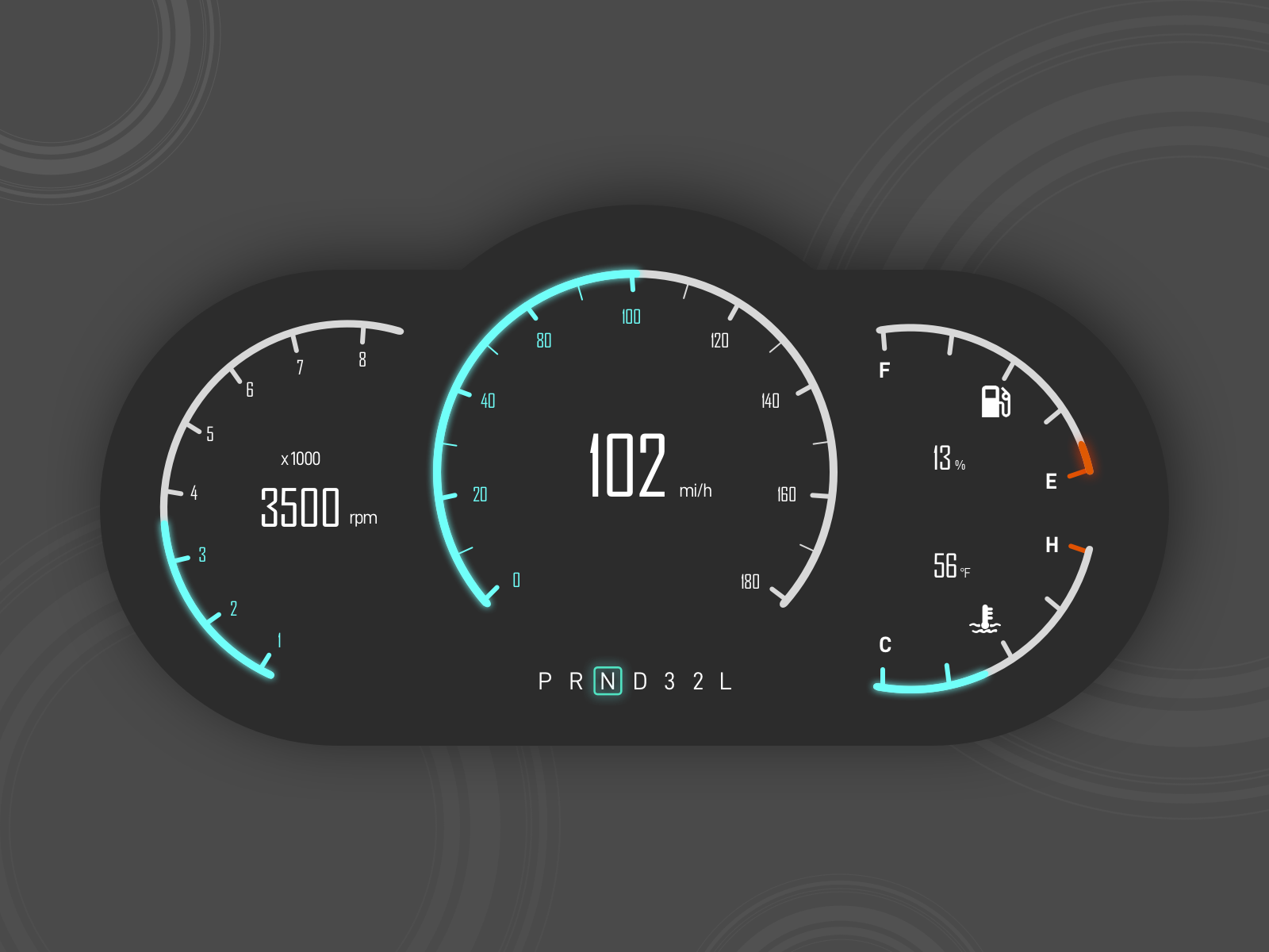 Daily UI 034: Car Interface by Vera Huang on Dribbble
