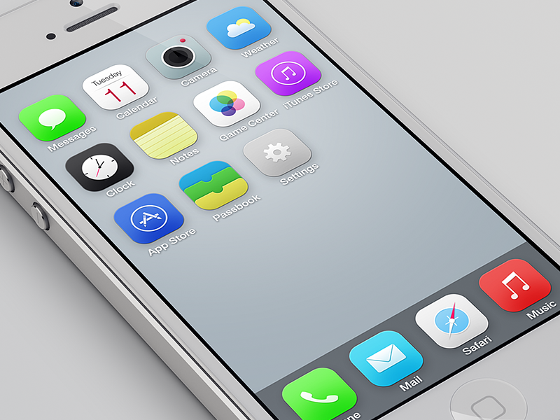 My Ios7 Redesign By Clément Troadec On Dribbble 8656