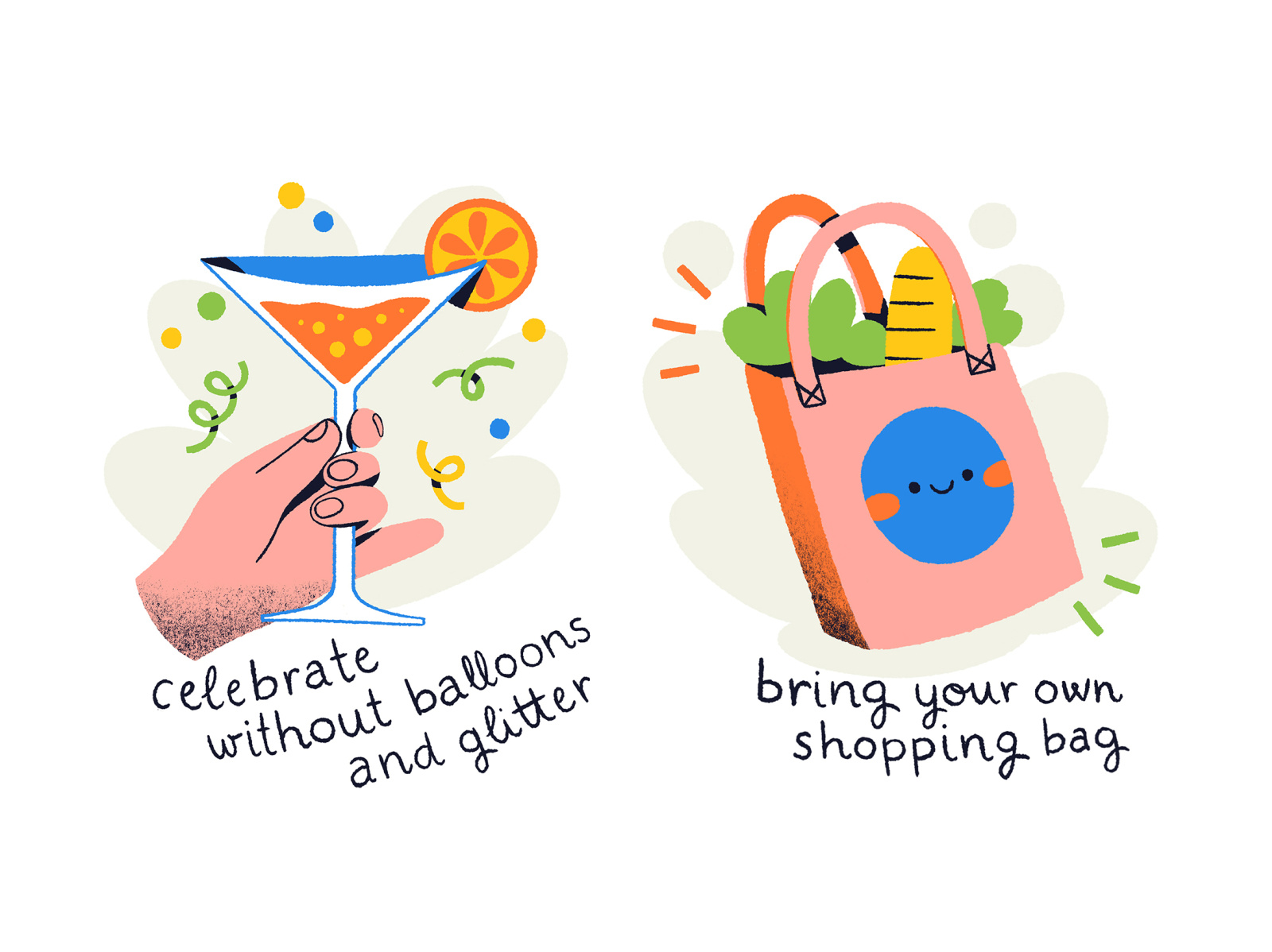 Reduce single-use plastic by Jillipp on Dribbble
