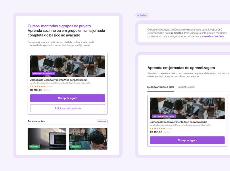 Redesign Udemy Explorations #2 by Luiz Miguel on Dribbble