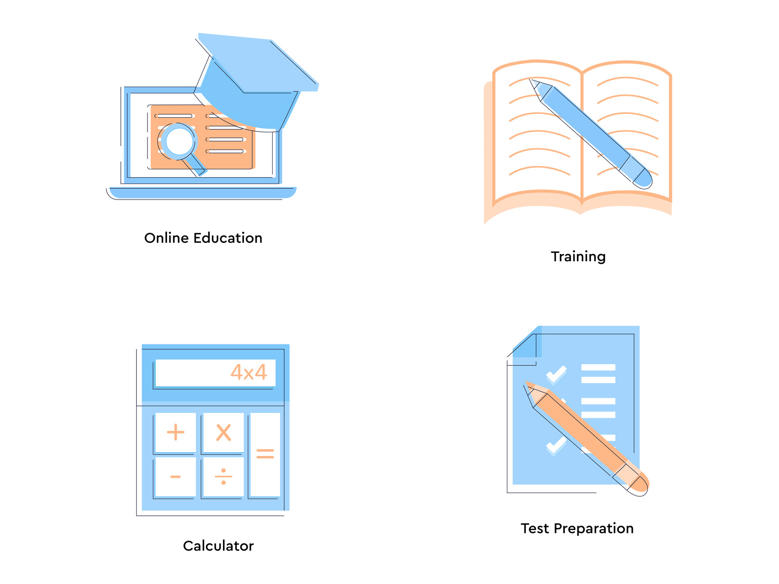 Study Icon set by Arslan Ali on Dribbble