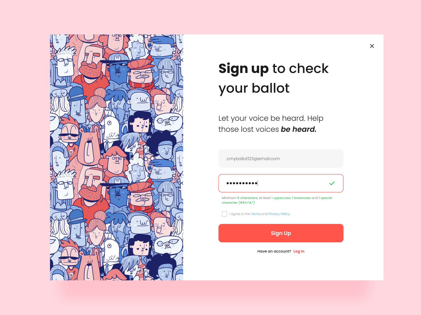 Sign Up by Anita Liao on Dribbble