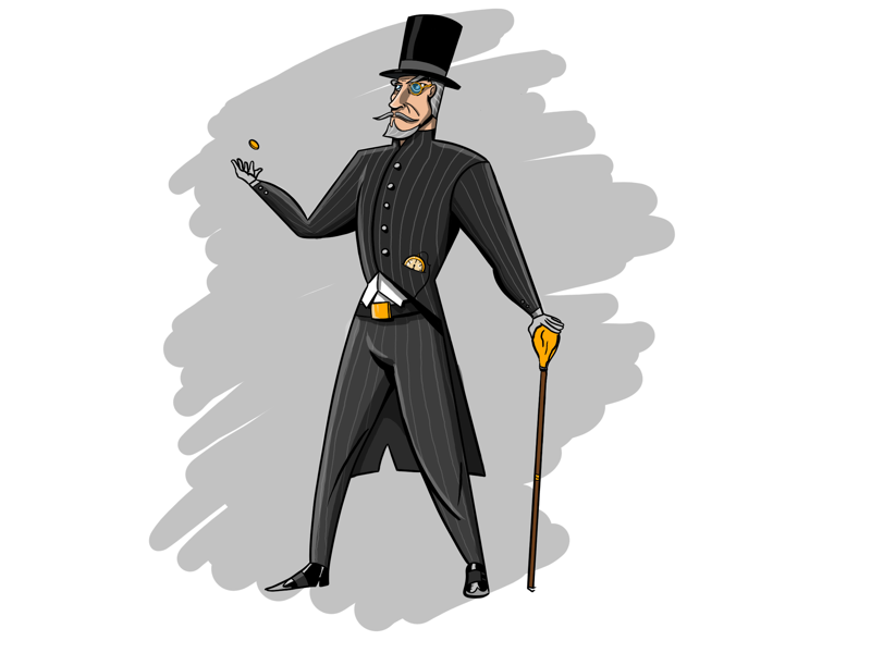Banker (Character design) by Michael Ramlal on Dribbble