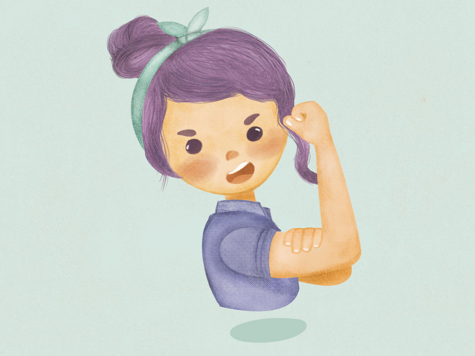Strong Girl By Freshilia Christine On Dribbble