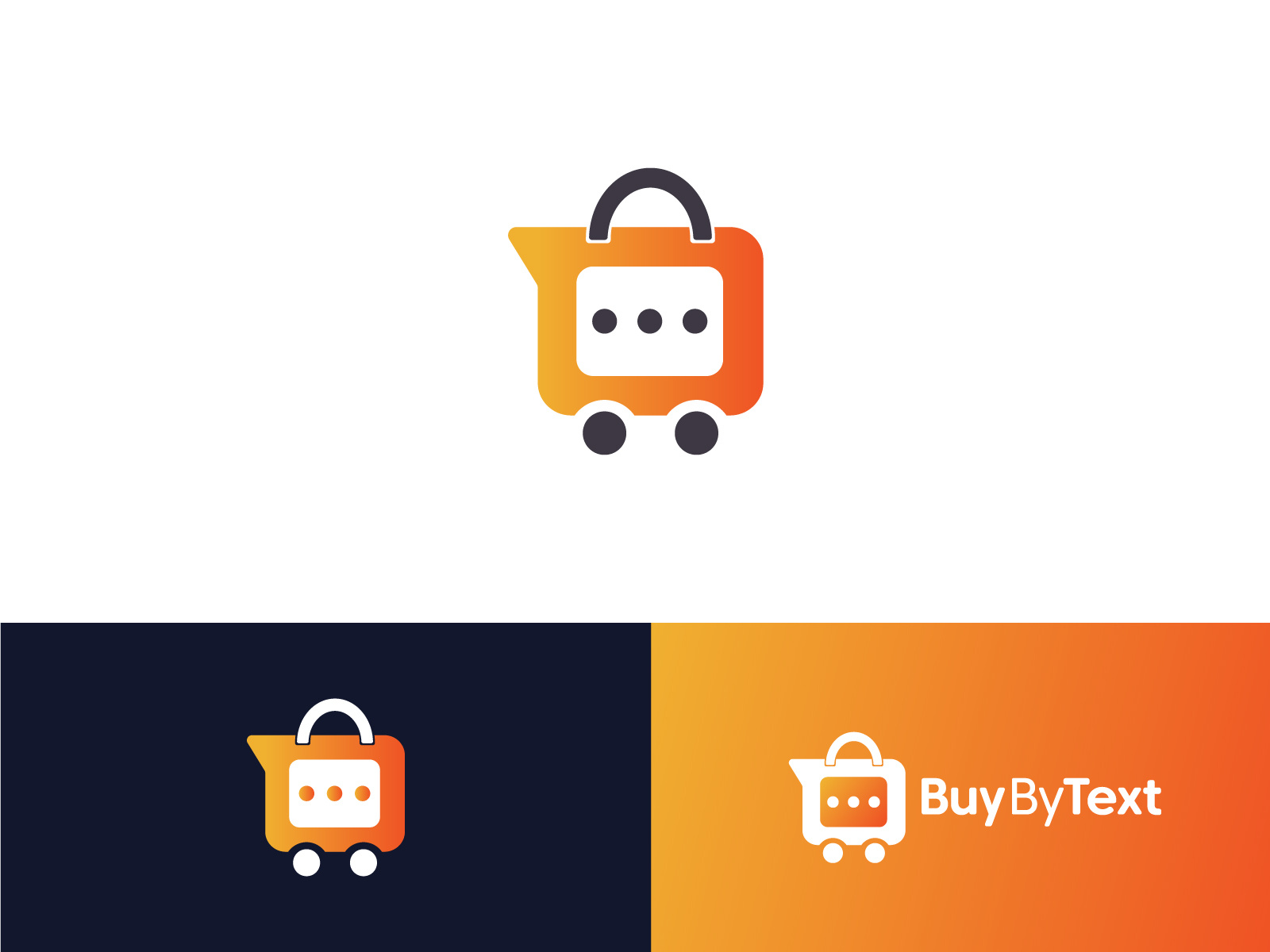 Buy By Text Logo- Modern Logo Design by Golam Rabbani on Dribbble