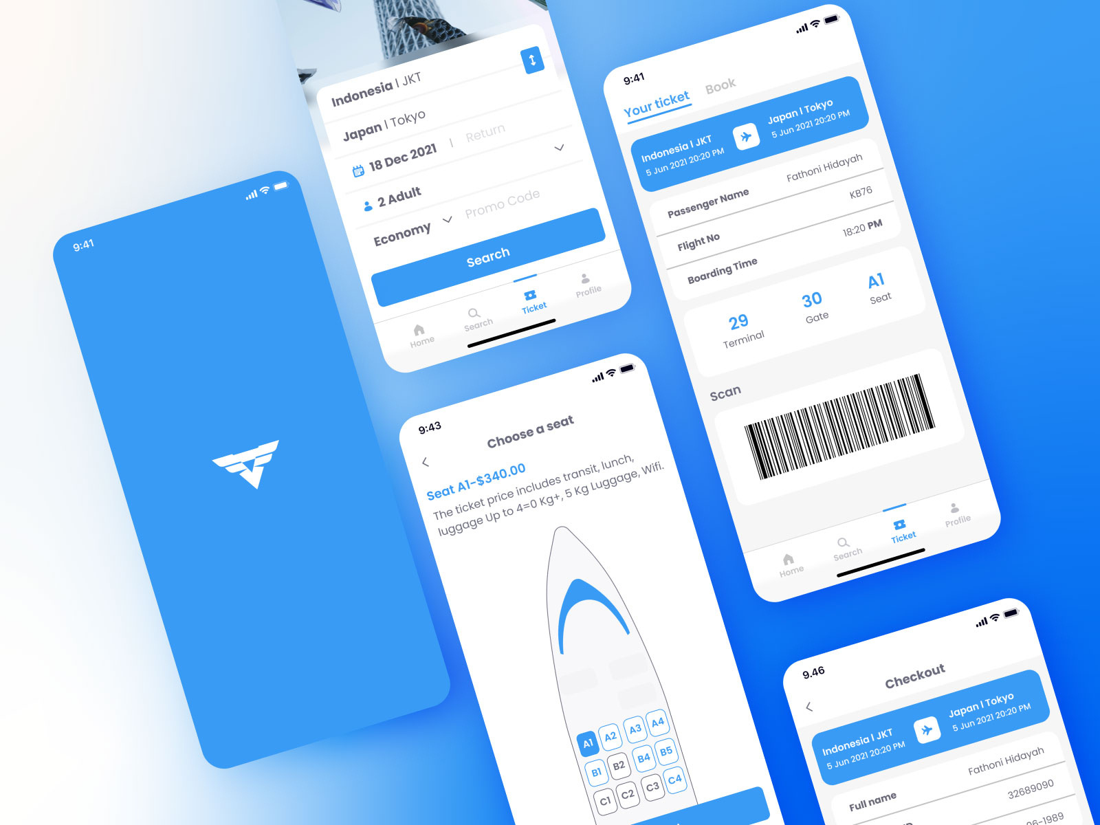 VOW Airways Mobile App Concept by Rightfulpen on Dribbble