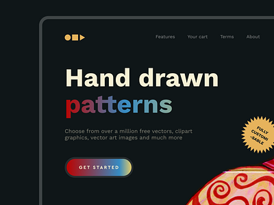 Patterns - Web design by Karthik Rajendiran on Dribbble