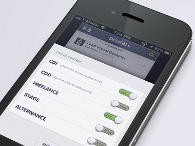 IOS iPhone app design concept | modal windows by Julien Renvoye on Dribbble