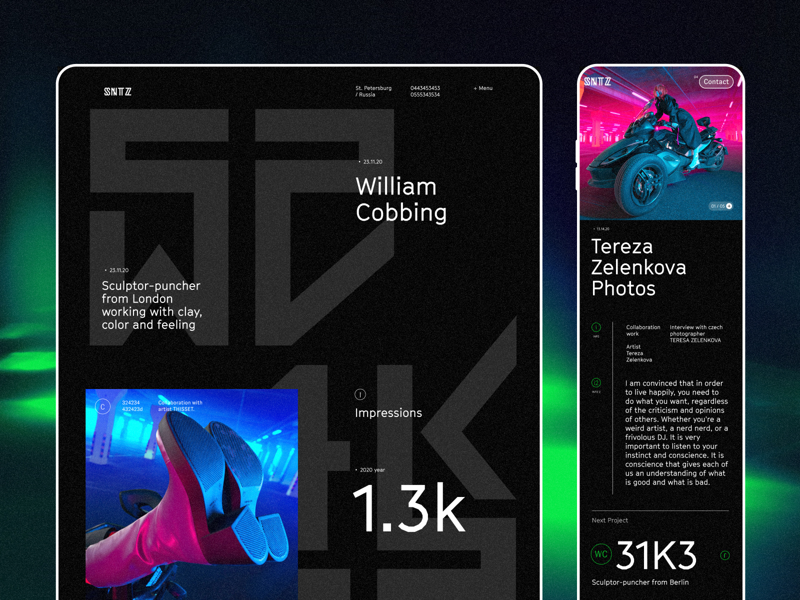 Design for Sintezia by Artem Velychko for Precise on Dribbble