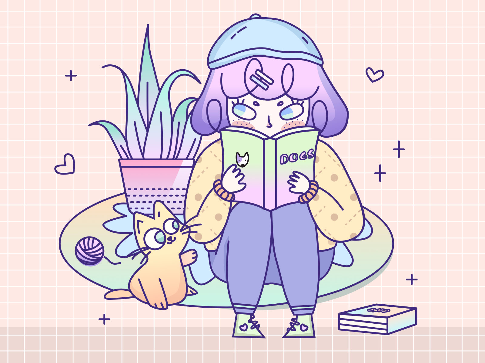 Reading by Carice on Dribbble