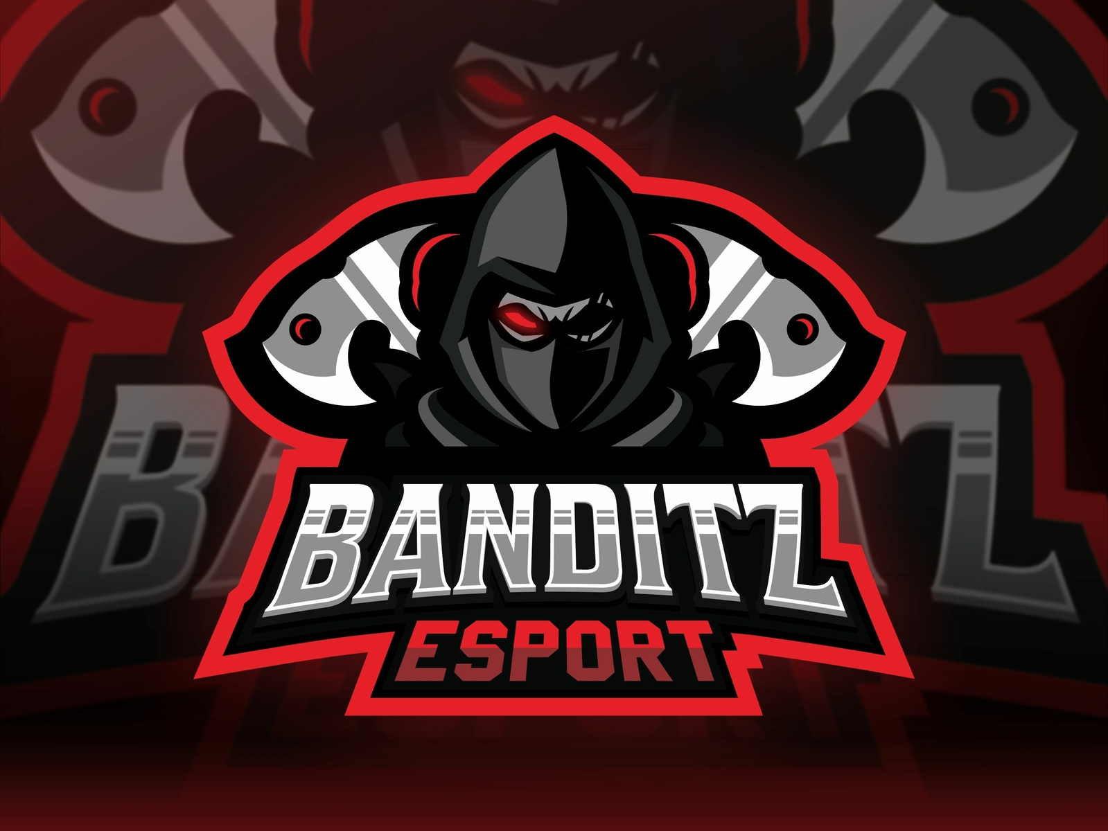 Bandit Mascot Logo by Artcaka on Dribbble