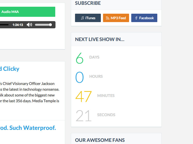 MakeUseOf TV Widget by Namanyay Goel on Dribbble
