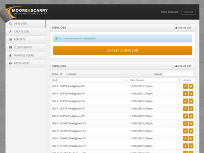 Msa Job Portal by Derek Bess on Dribbble