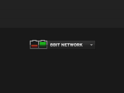 8BIT Network Bar by Chris Wallace on Dribbble