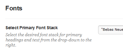 Font Stack Selection by Chris Wallace on Dribbble