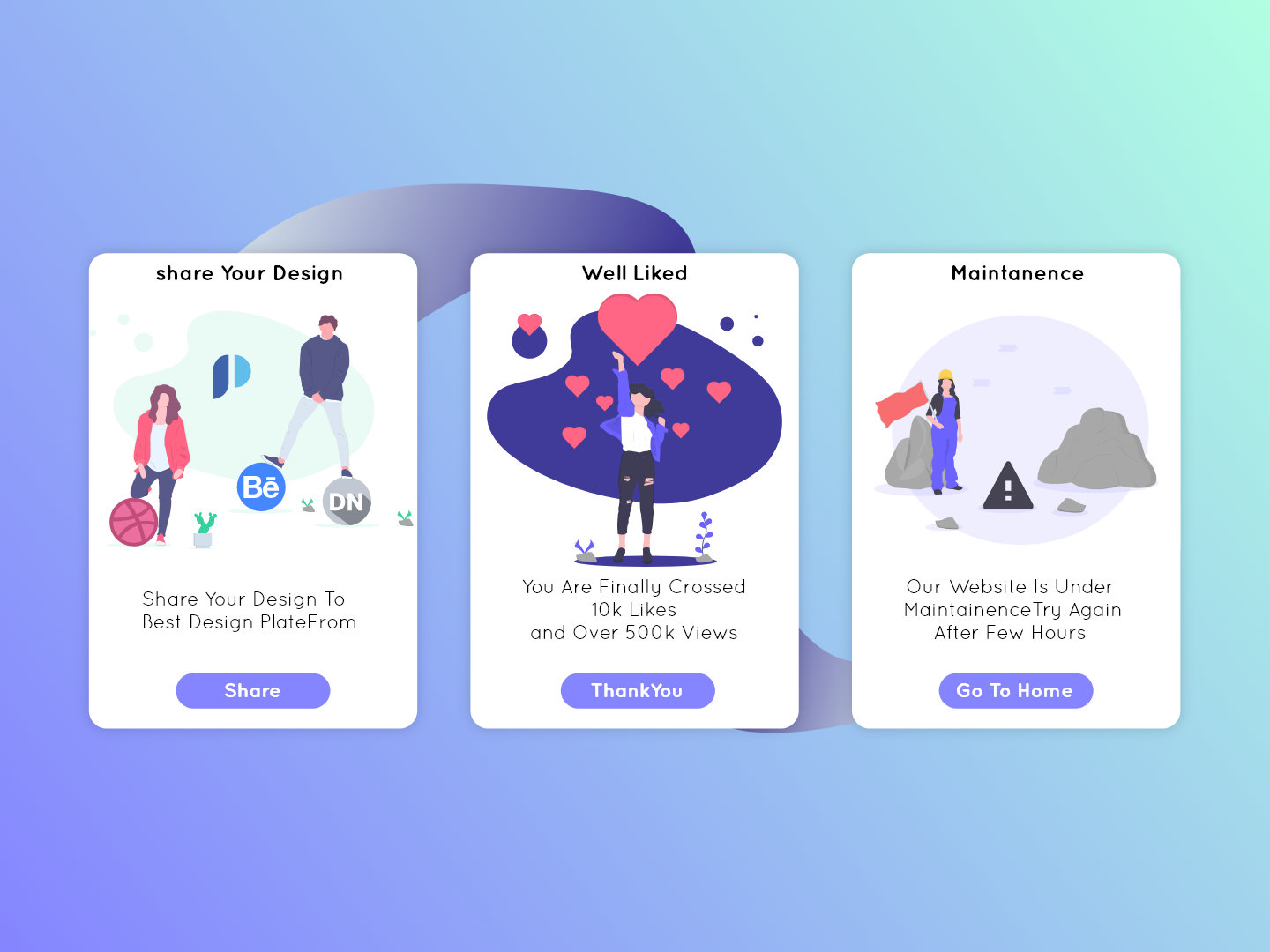 Pop Up Design #dailyuichallenge by Ashwin Kumar on Dribbble