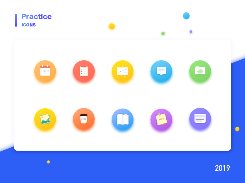 ICON PRACTICE by 康雪怡 on Dribbble