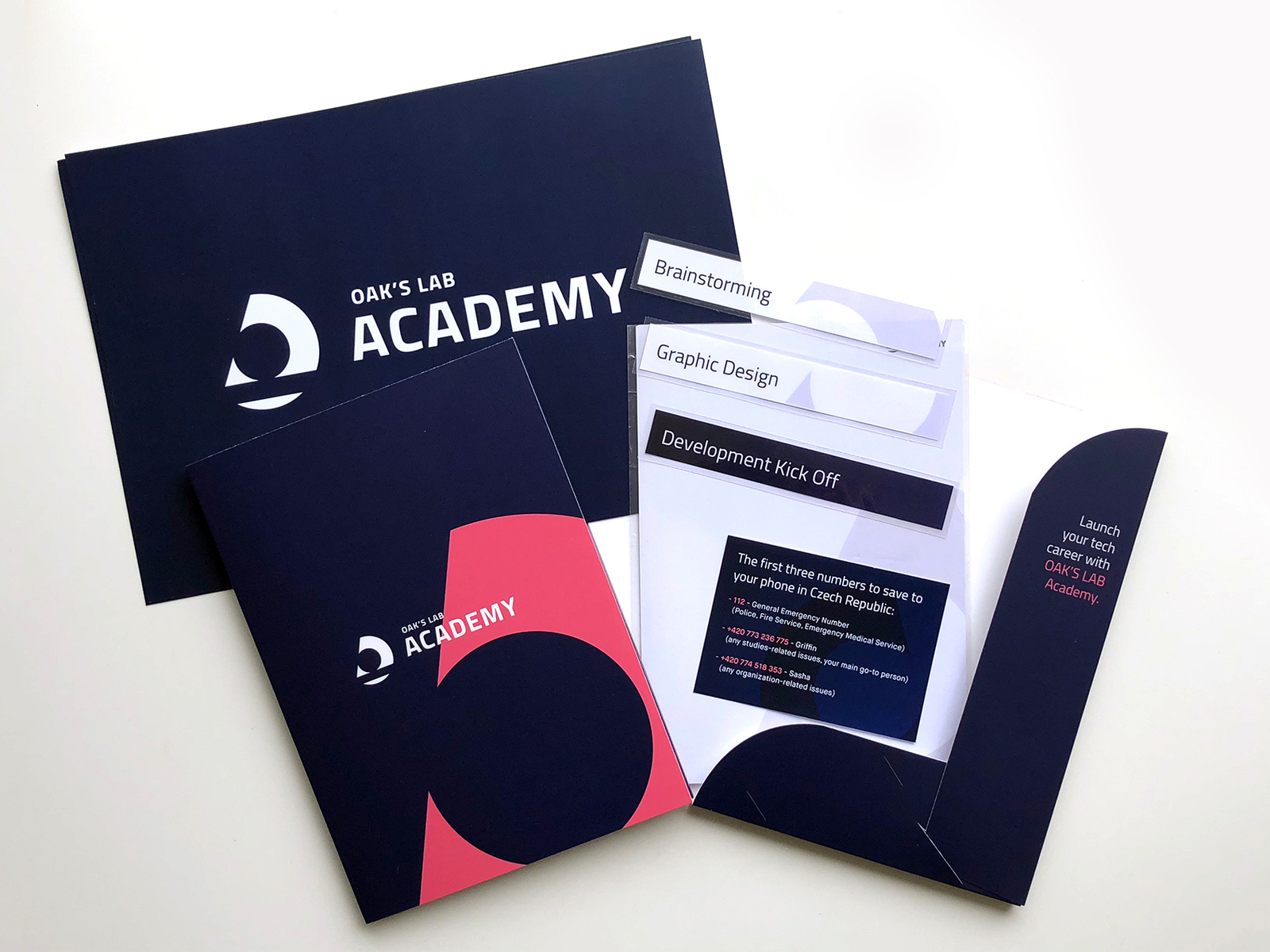 OAK'S LAB ACADEMY - Print Materials by Luci Kalinova on Dribbble