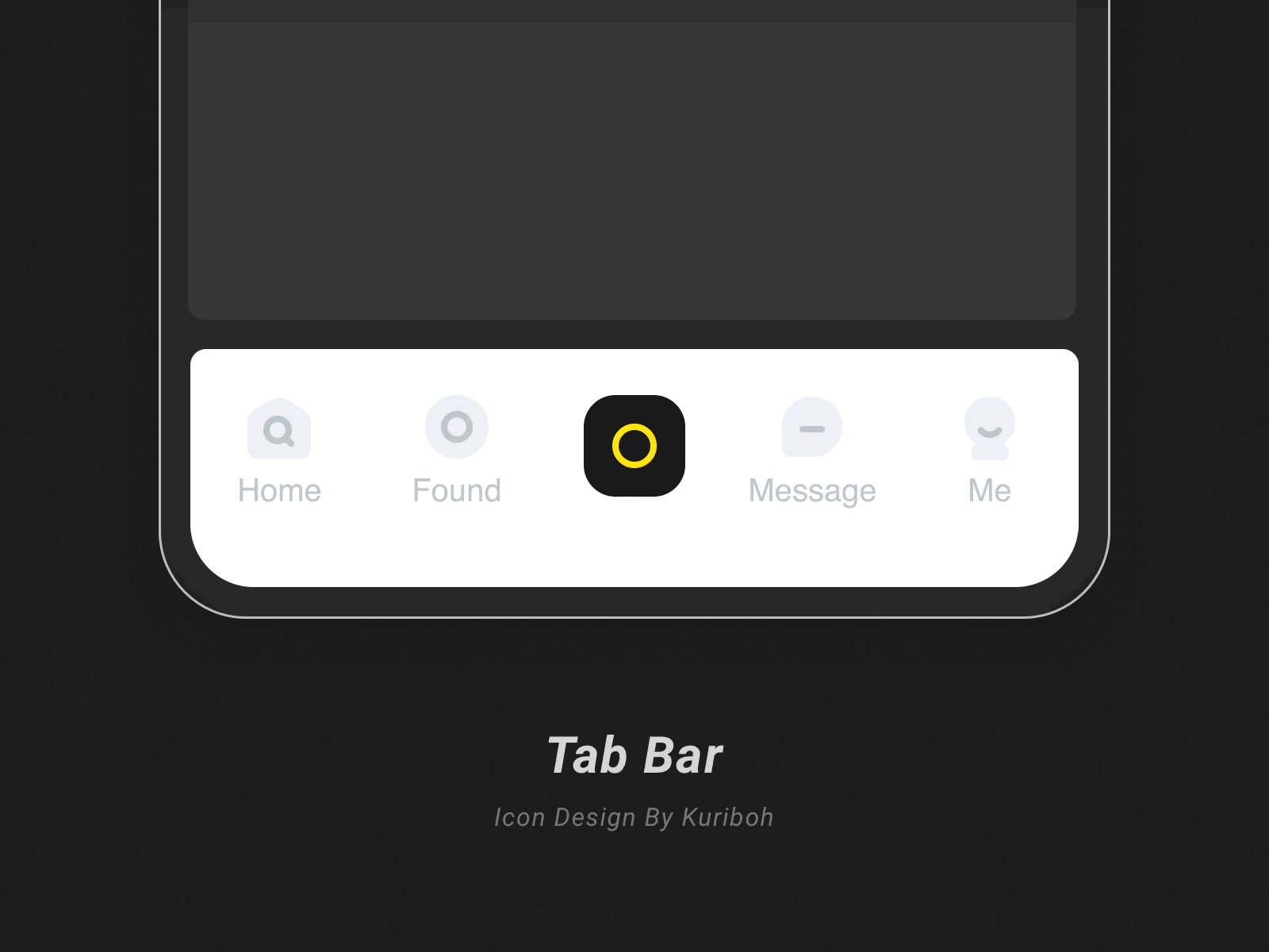 Tab Bar Animation 01 by zwei on Dribbble