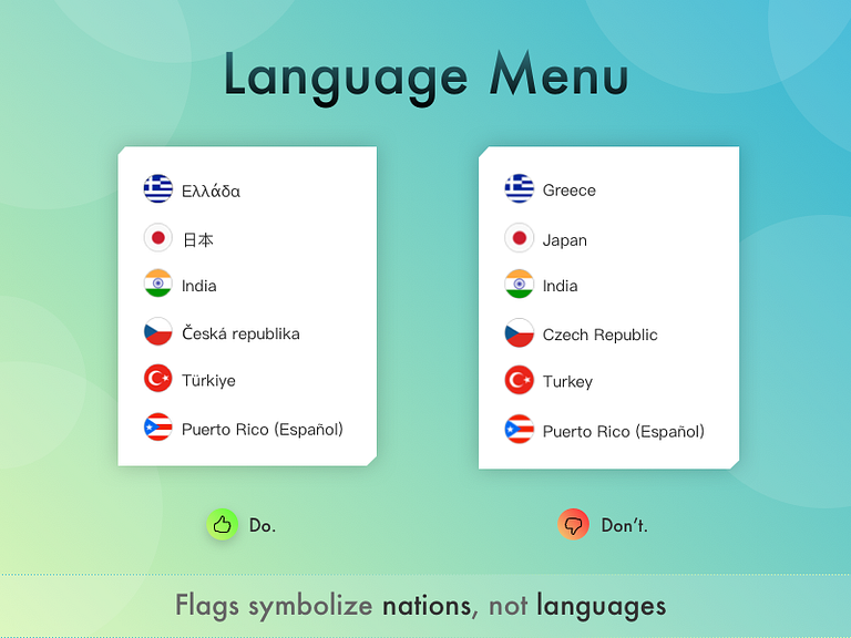 Language Menu by Shankar Murugesan on Dribbble
