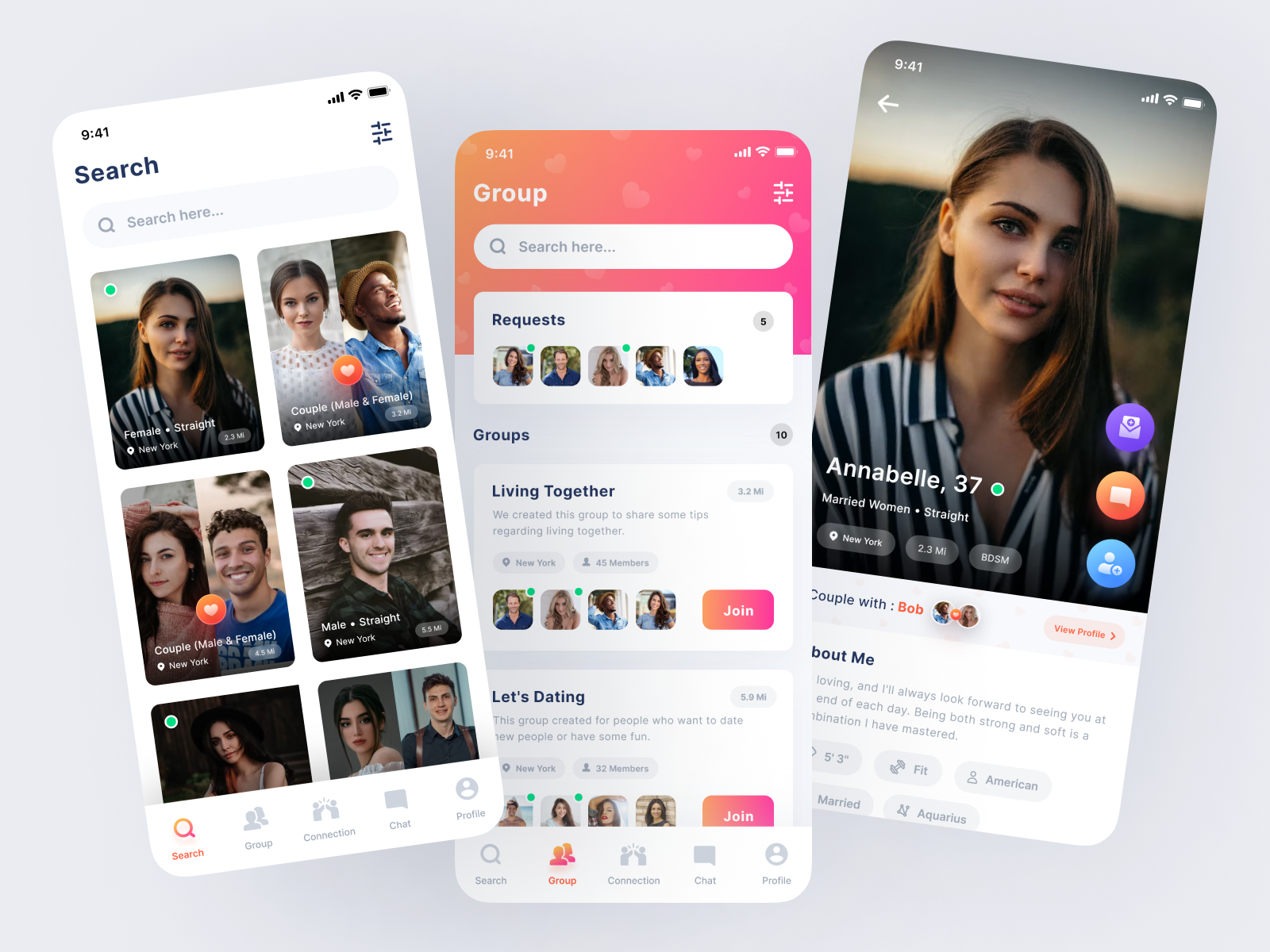 Fling - Dating App Design by Yagnesh P : Self-taught UI/UX Designer on ...