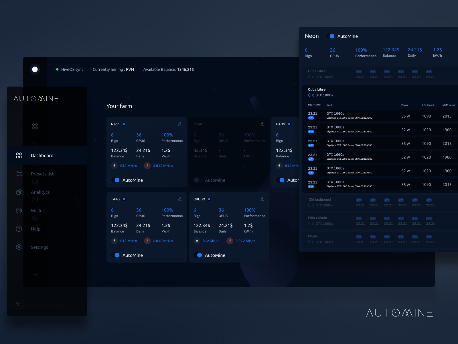 Auto.mine by Marek Martuszewski on Dribbble