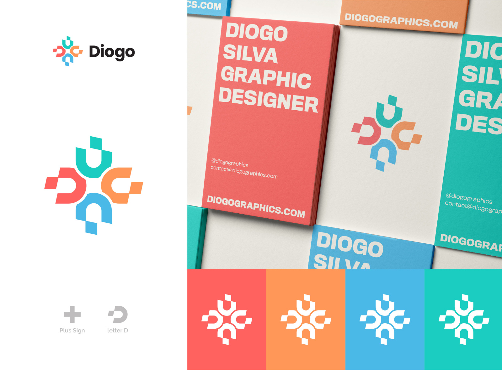 Graphic Designer Rebrand by Diogo on Dribbble