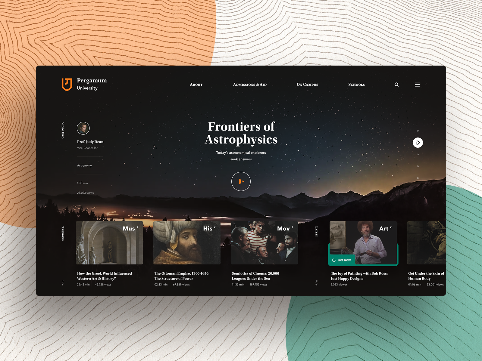 Pergamum University Multimedia by M. Sinan Ucler for WLITZ / Design ...