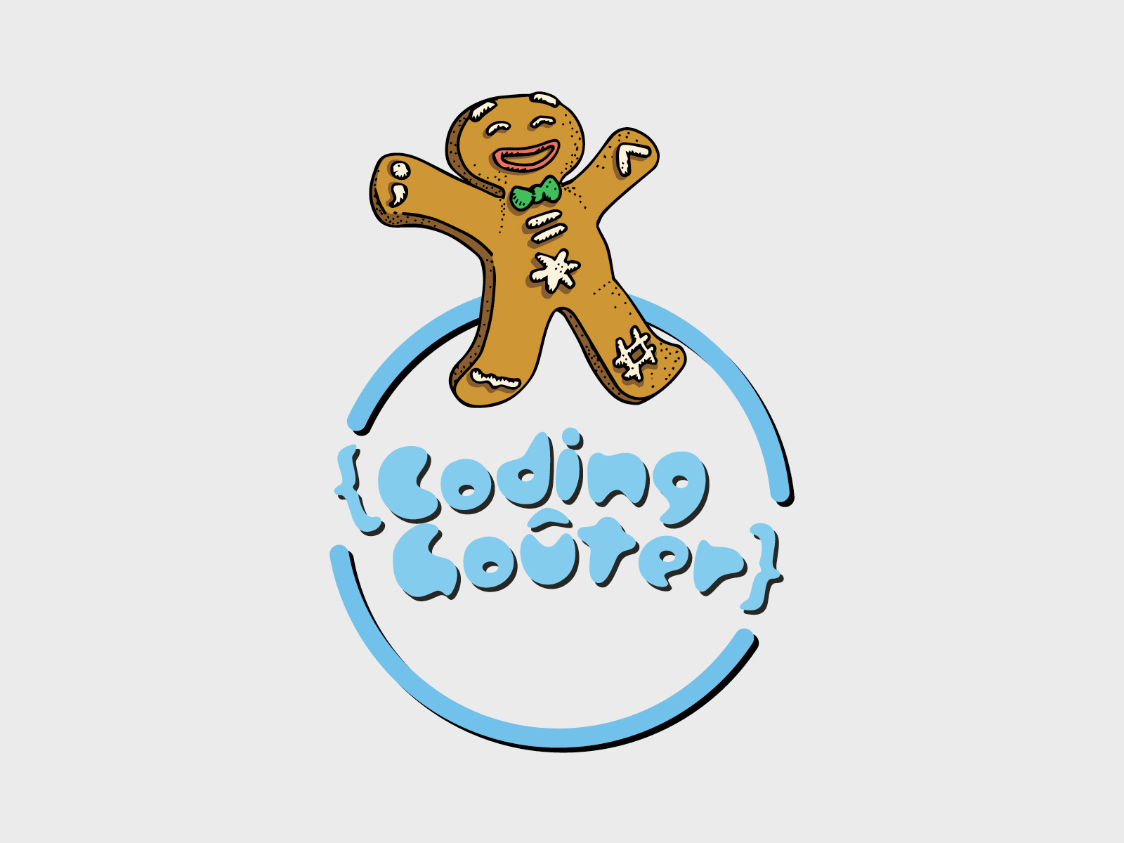 Logo Coding Gouter by Olivier Czajka on Dribbble