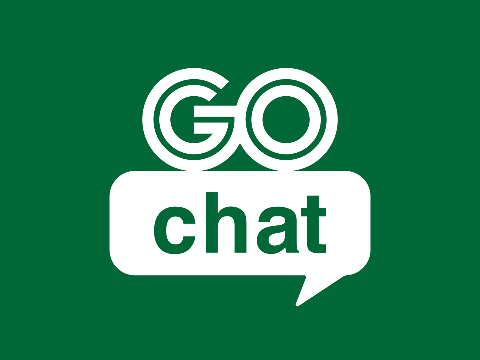 GO Chat logo by Ryan Richard on Dribbble