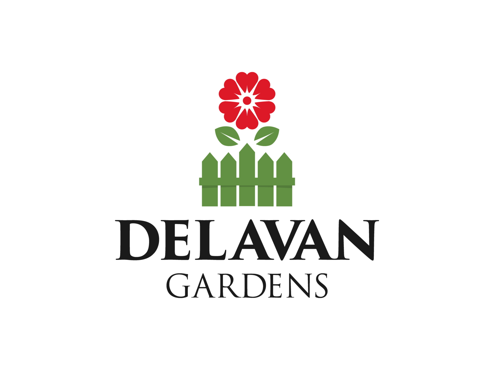 Delavan Gardens Logo by Ryan Richard on Dribbble