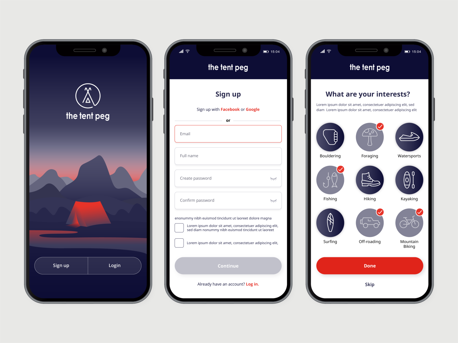 Logo & UI extension by Robert van der Merwe on Dribbble