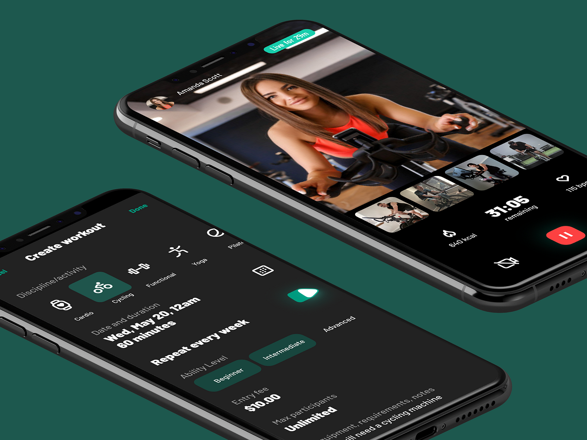 Fitness App Design Concept By Dmitry Lauretsky For Ronas It Uiux