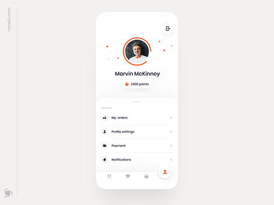 Food Delivery App - Tab Bar Animation by Dmitry Lauretsky for Ronas IT ...