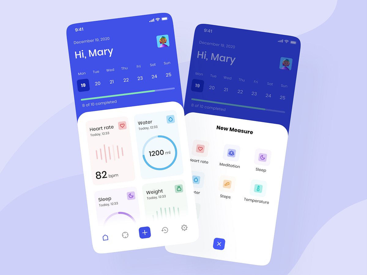 Health Tracker Mobile App By Dmitry Lauretsky For Ronas It Uiux Team