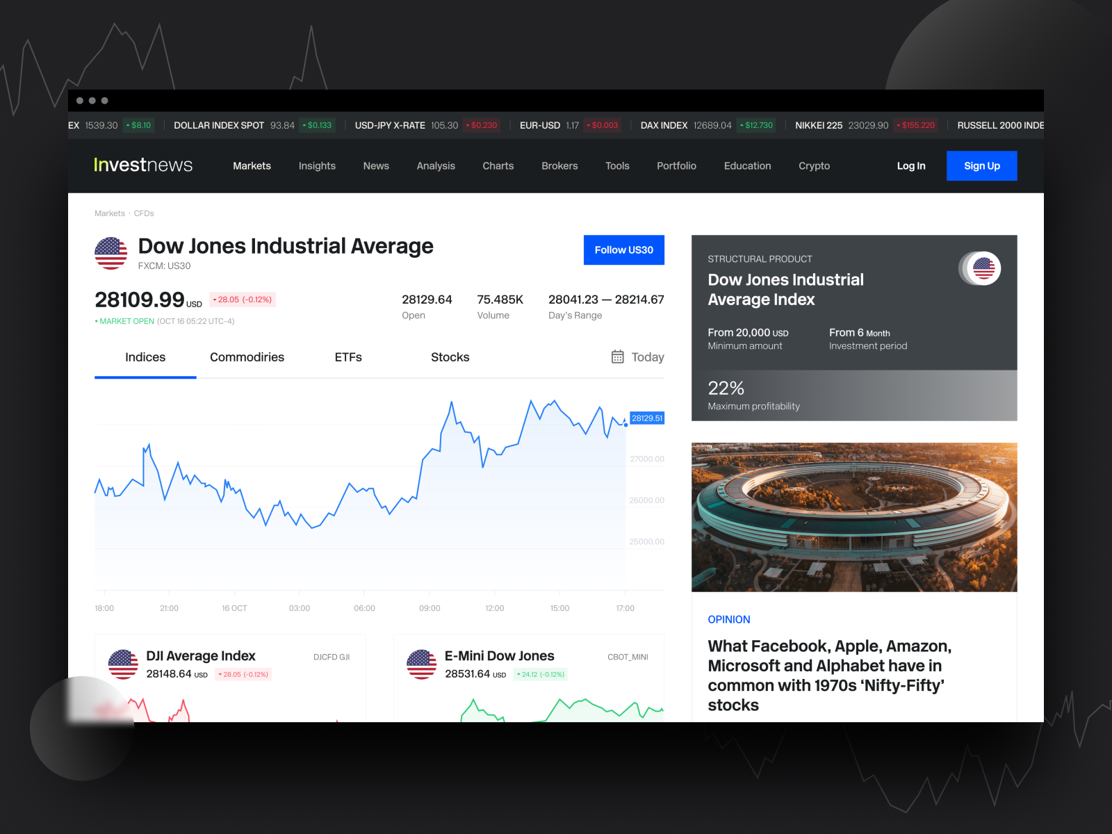 Online Broker Platform Design by Dmitry Lauretsky for Ronas IT | UI/UX ...