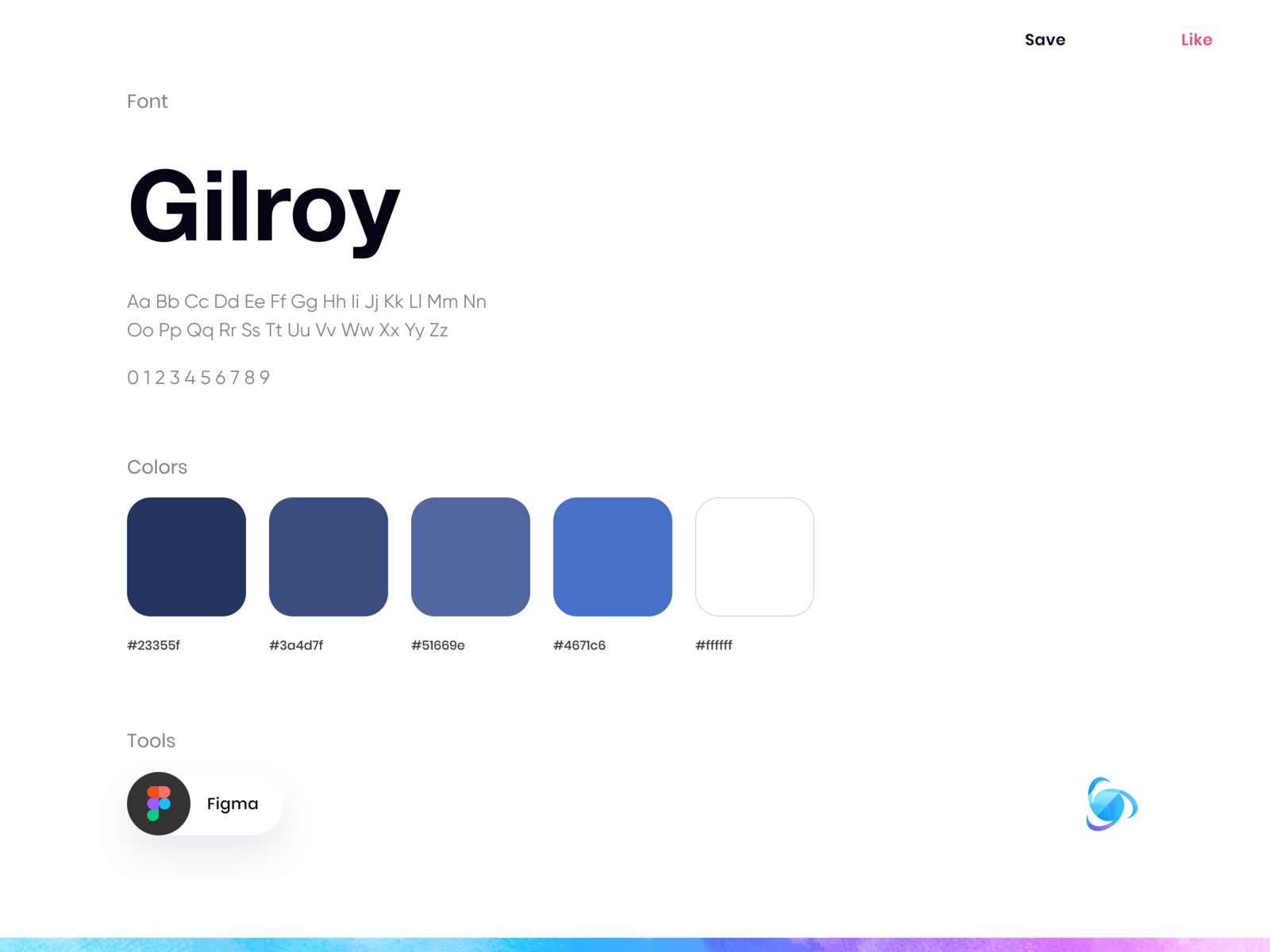 Dribbble - Fonts & Colors.png by Dmitry Lauretsky