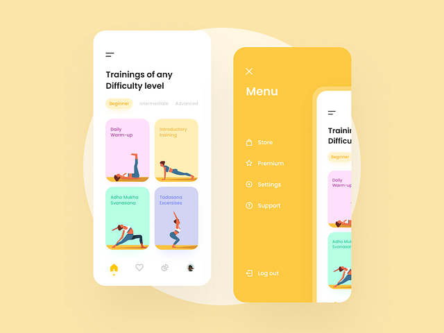 Workout Mobile App By Dmitry Lauretsky For Ronas It Uiux Team On