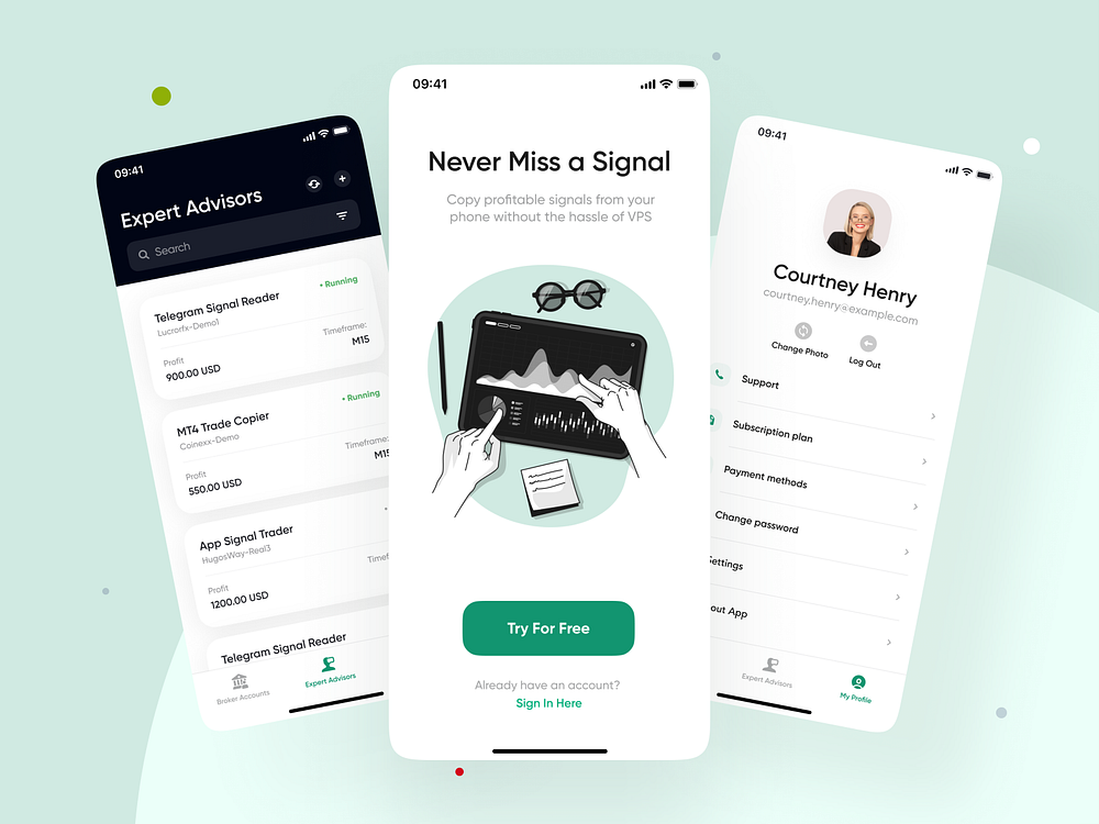Online Broker App By Dmitry Lauretsky For Ronas It Uiux Team On Dribbble